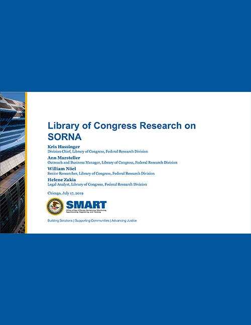 Presentation-Library of Congress Research on SORNA