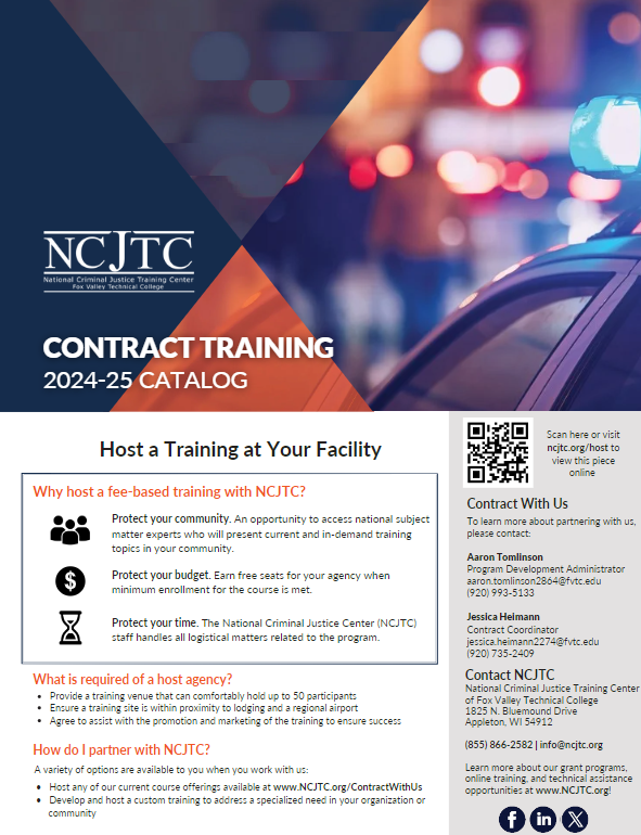Contracting: Host a Training 2024-2025